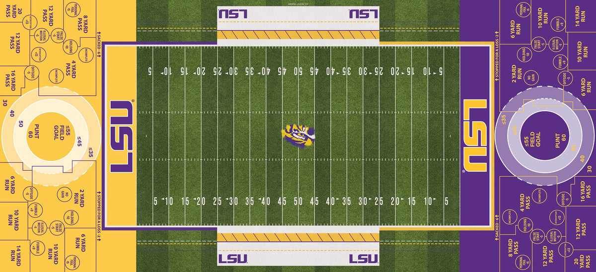 LSU Tigers - Fozzy Football Board Game – Omnibron Inc. / Fozzy Football ...