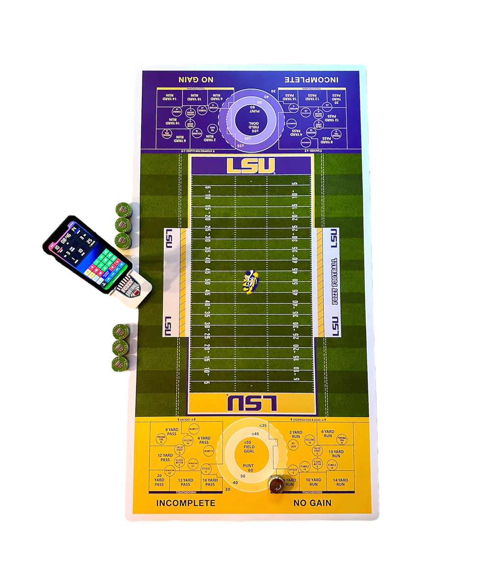 LSU Tigers - Fozzy Football Board Game – Omnibron Inc. / Fozzy Football ...